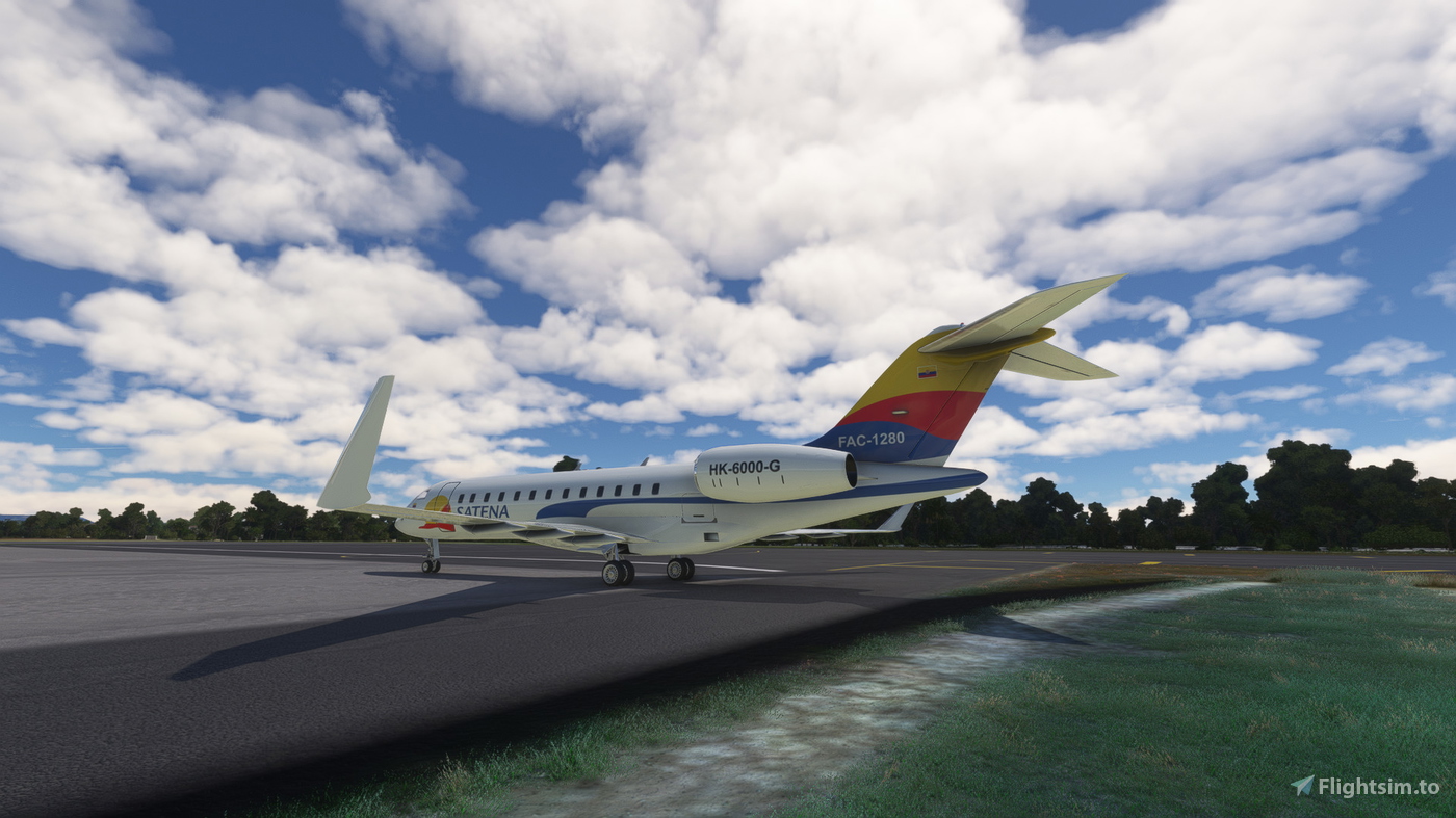 Bombardier Global 6000 Satena Es Colômbia "Fictional" for Microsoft ...