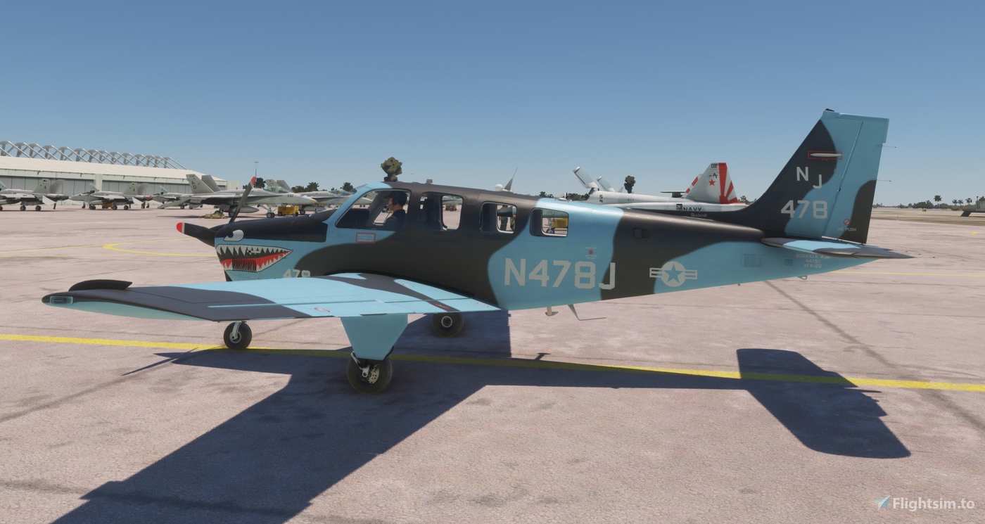 Bonanza N478J for Asobo/BlackSquare Models for Microsoft Flight ...
