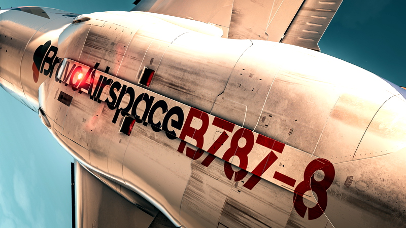 BravoAirspace 787-8 Paint Kit for Microsoft Flight Simulator | MSFS