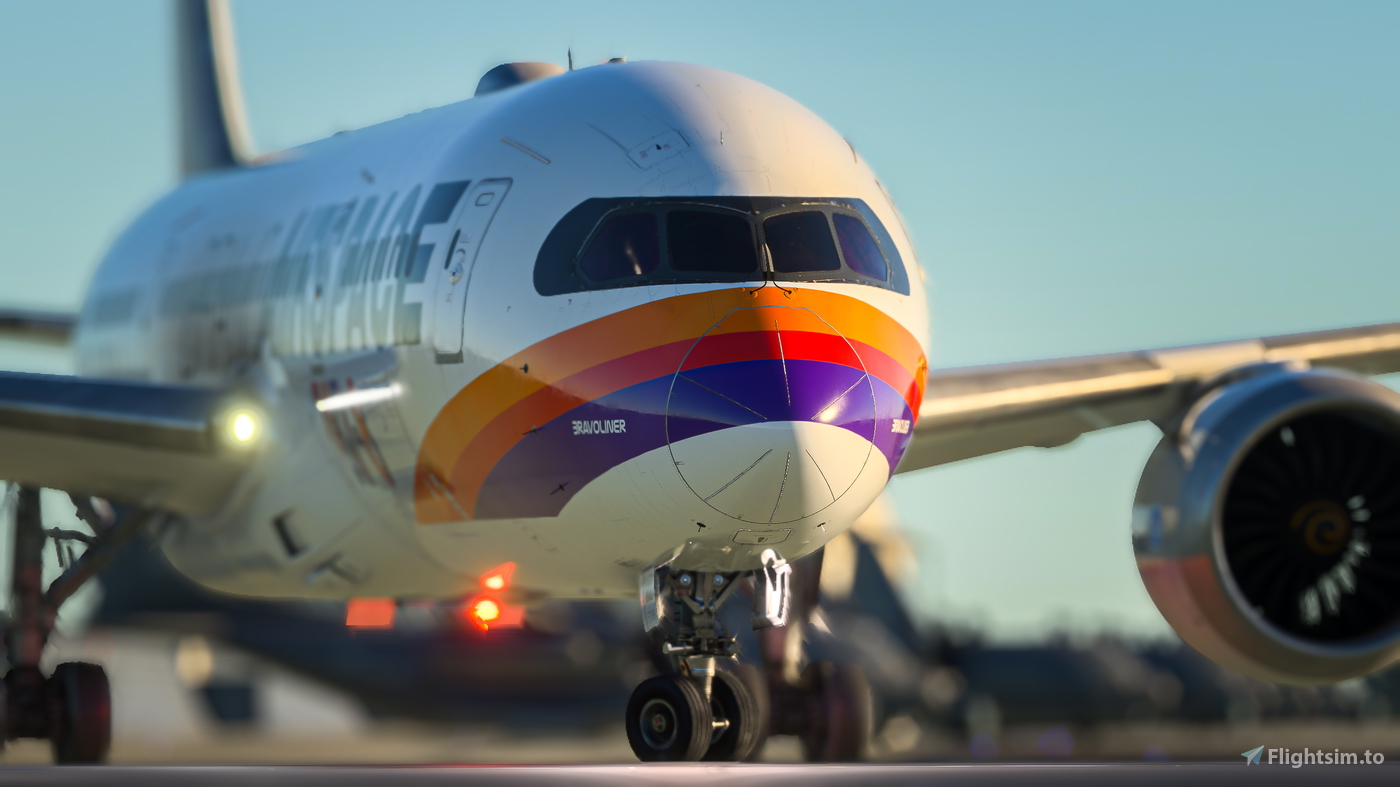 BravoAirspace 787-8 Paint Kit para Microsoft Flight Simulator | MSFS