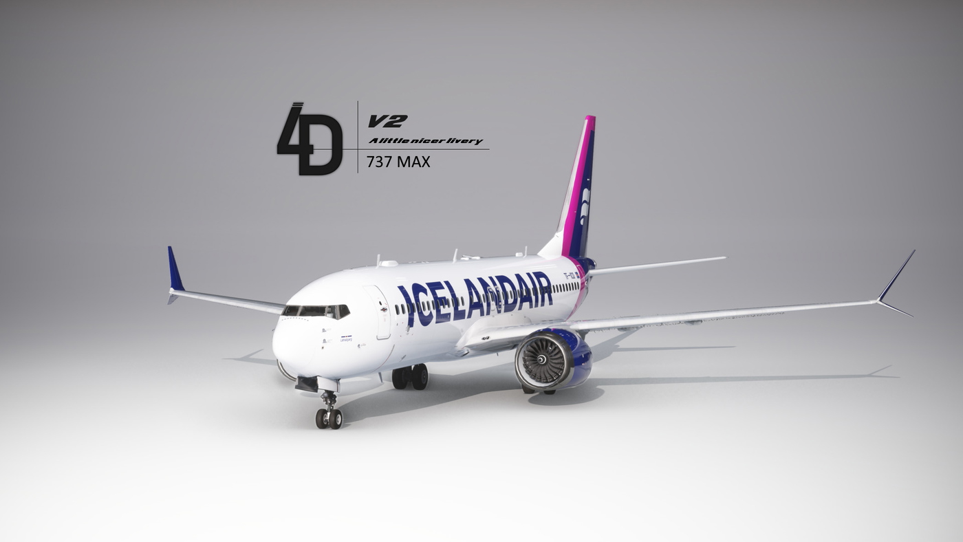 737 MAX 8 Icelandair (TF-ICO) for Microsoft Flight Simulator | MSFS