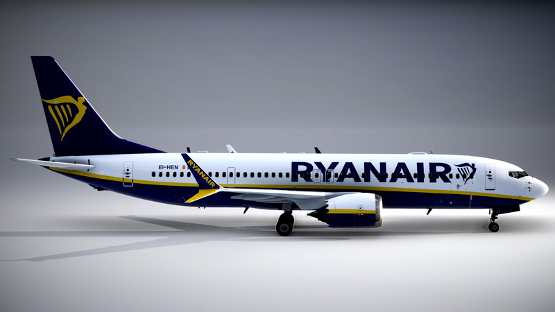737 MAX 8200 Ryanair (EI-HEN) for Microsoft Flight Simulator | MSFS