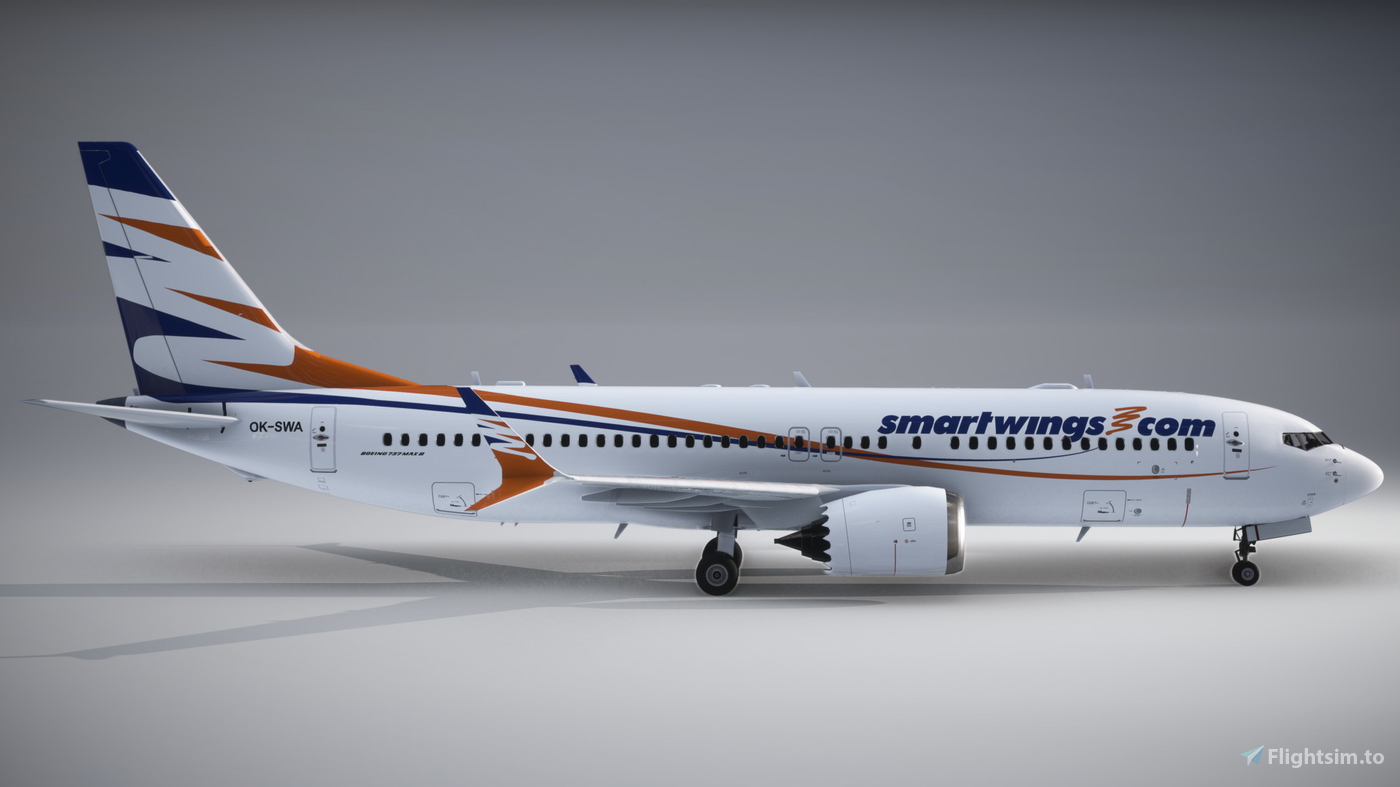 737 MAX 8 SmartWings (OK-SWA) for Microsoft Flight Simulator | MSFS