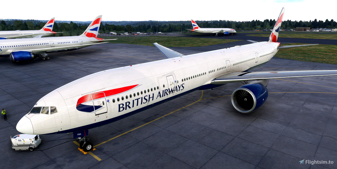 British Airways - PMDG B777-300ER - G-STBA (8K) - Cabin Included - (Future fleet pack) for ...