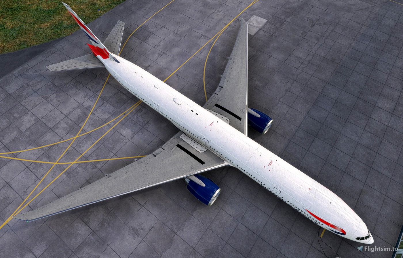 British Airways - PMDG B777-300ER - G-STBA (8K) - Cabin Included - (Future fleet pack) for ...