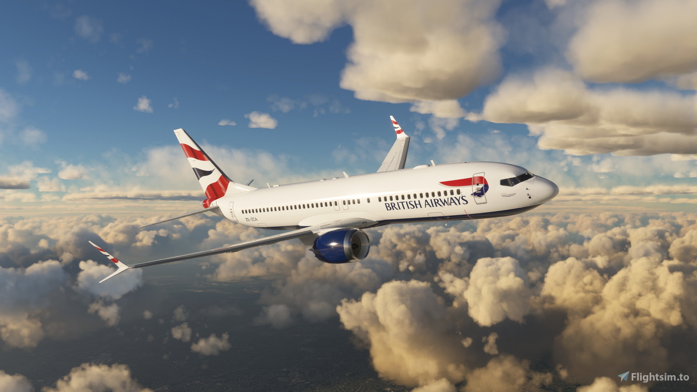British Airways 737 MAX - [HD] for Microsoft Flight Simulator | MSFS