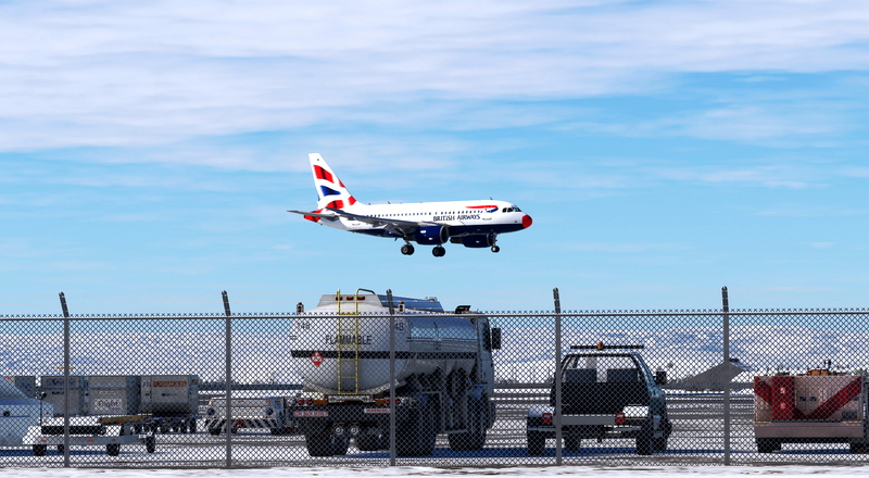 British Airways A318 G-EUNB (red nose) [raimbotrax][8K] for Microsoft Flight Simulator | MSFS