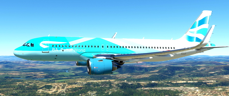 BRITISH AIRWAYS BETTER BA A320NEO ASOBO for Microsoft Flight Simulator ...