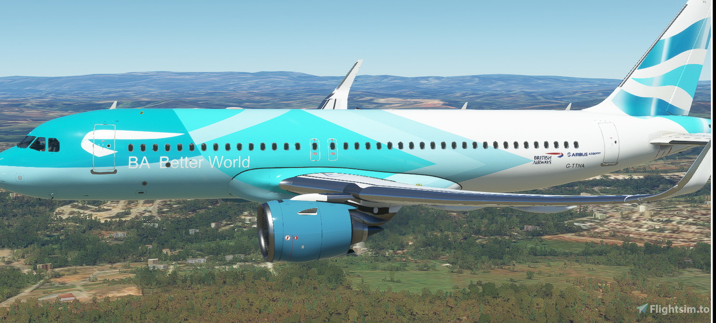 BRITISH AIRWAYS BETTER BA A320NEO ASOBO for Microsoft Flight Simulator ...