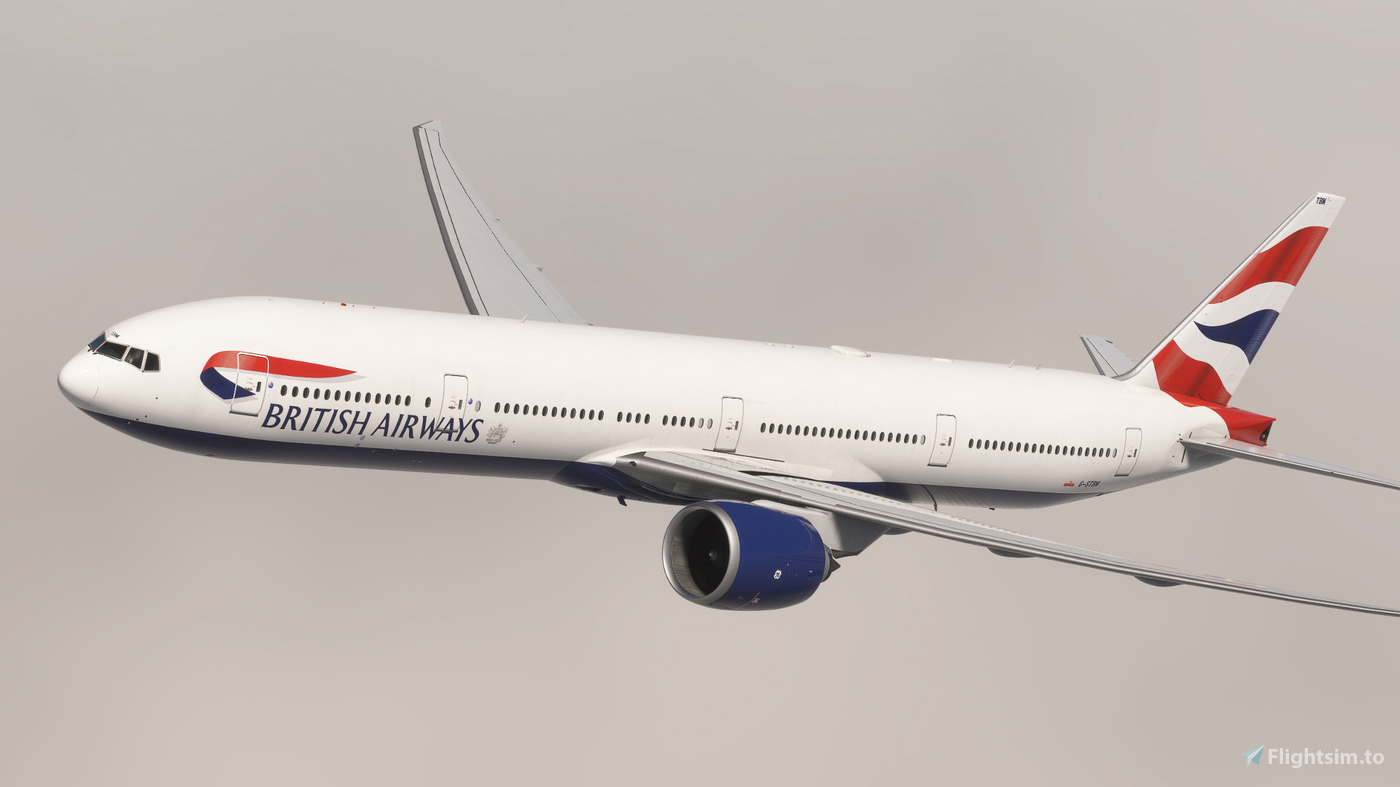 British Airways [Pack] w/Cabin PMDG B777-300ER for Microsoft Flight Simulator | MSFS