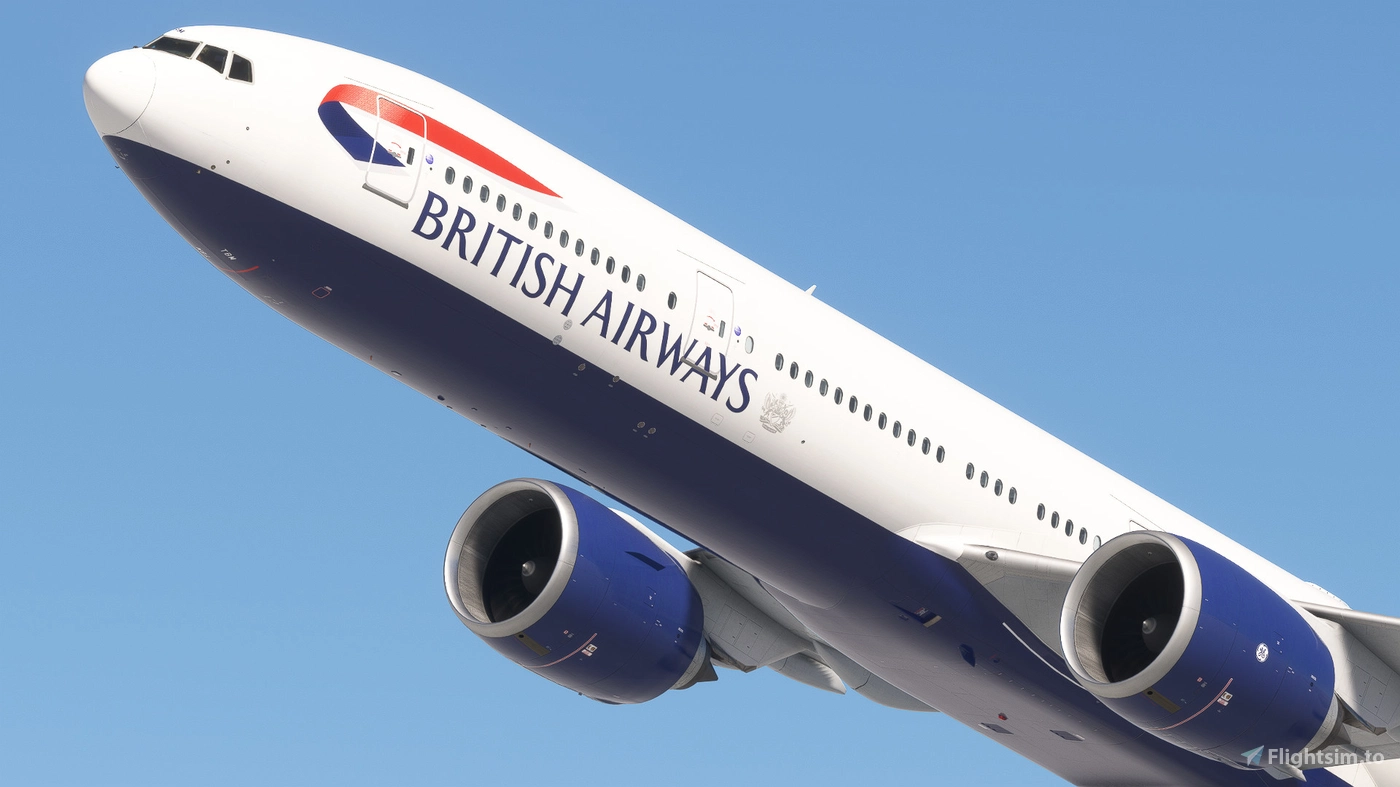 British Airways [Pack] w/Cabin PMDG B777-300ER for Microsoft Flight Simulator | MSFS
