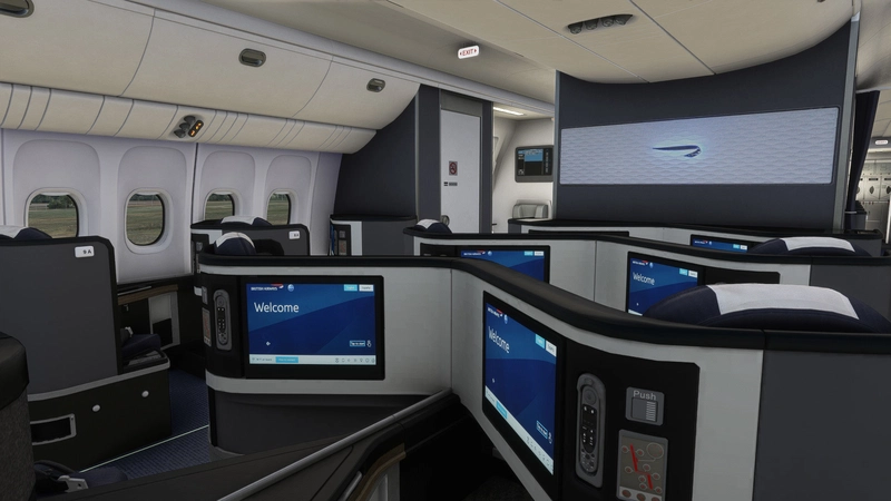 British Airways [Pack] w/Cabin PMDG B777-300ER for Microsoft Flight Simulator | MSFS
