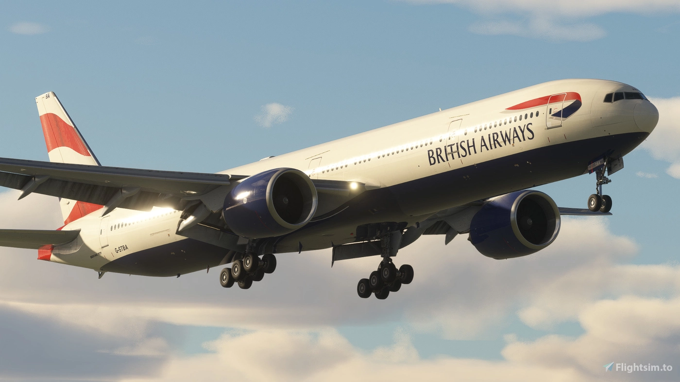 British Airways [Pack] w/Cabin PMDG B777-300ER for Microsoft Flight Simulator | MSFS