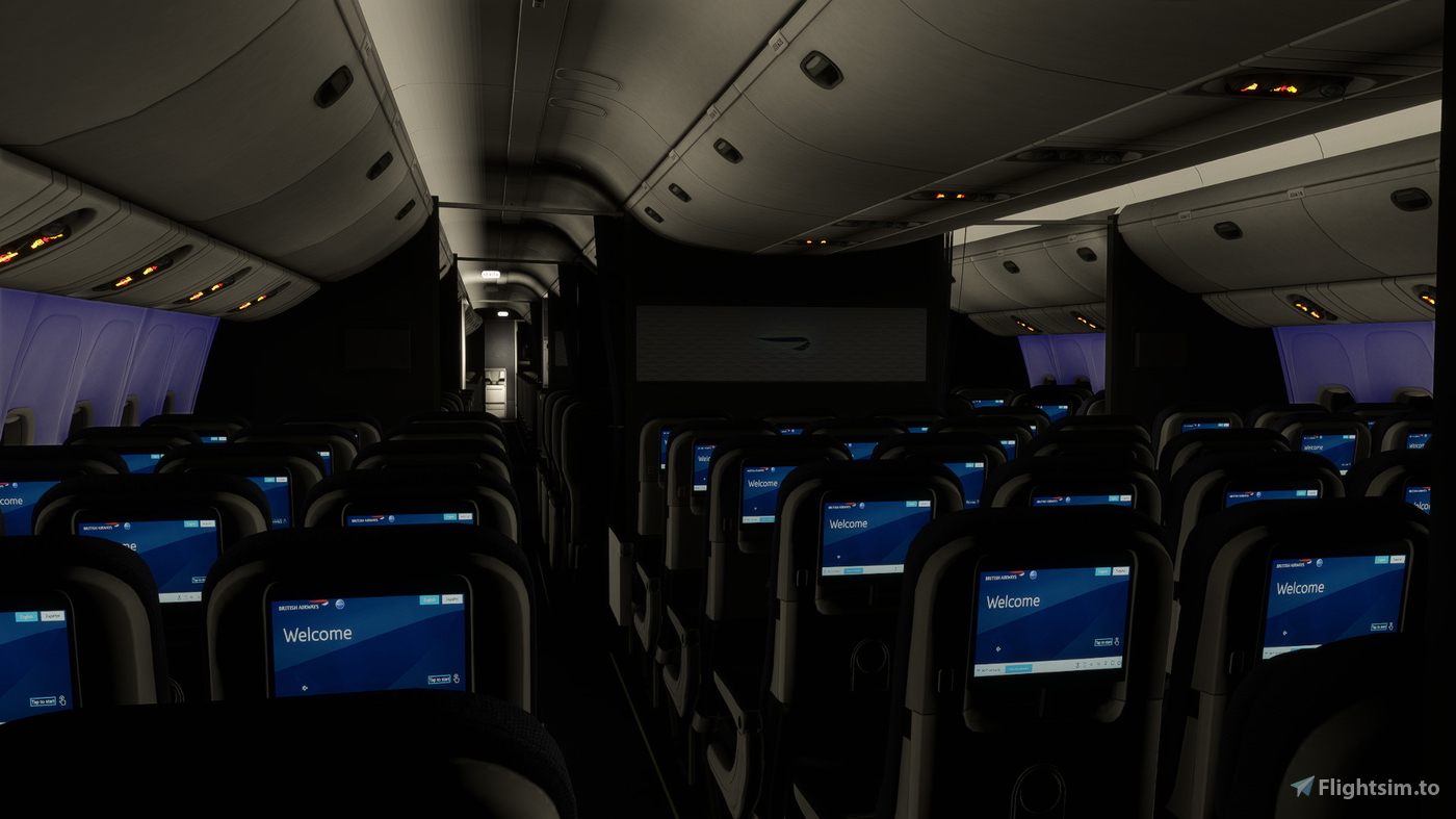 British Airways [Pack] w/Cabin PMDG B777-300ER for Microsoft Flight Simulator | MSFS