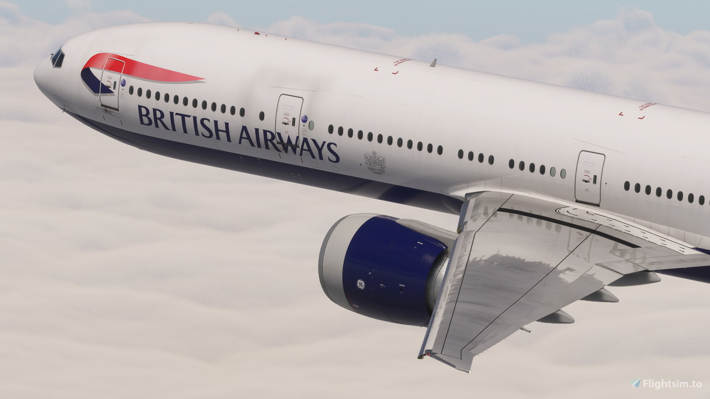 British Airways (G-STBL) - PMDG 777-300ER for Microsoft Flight Simulator | MSFS