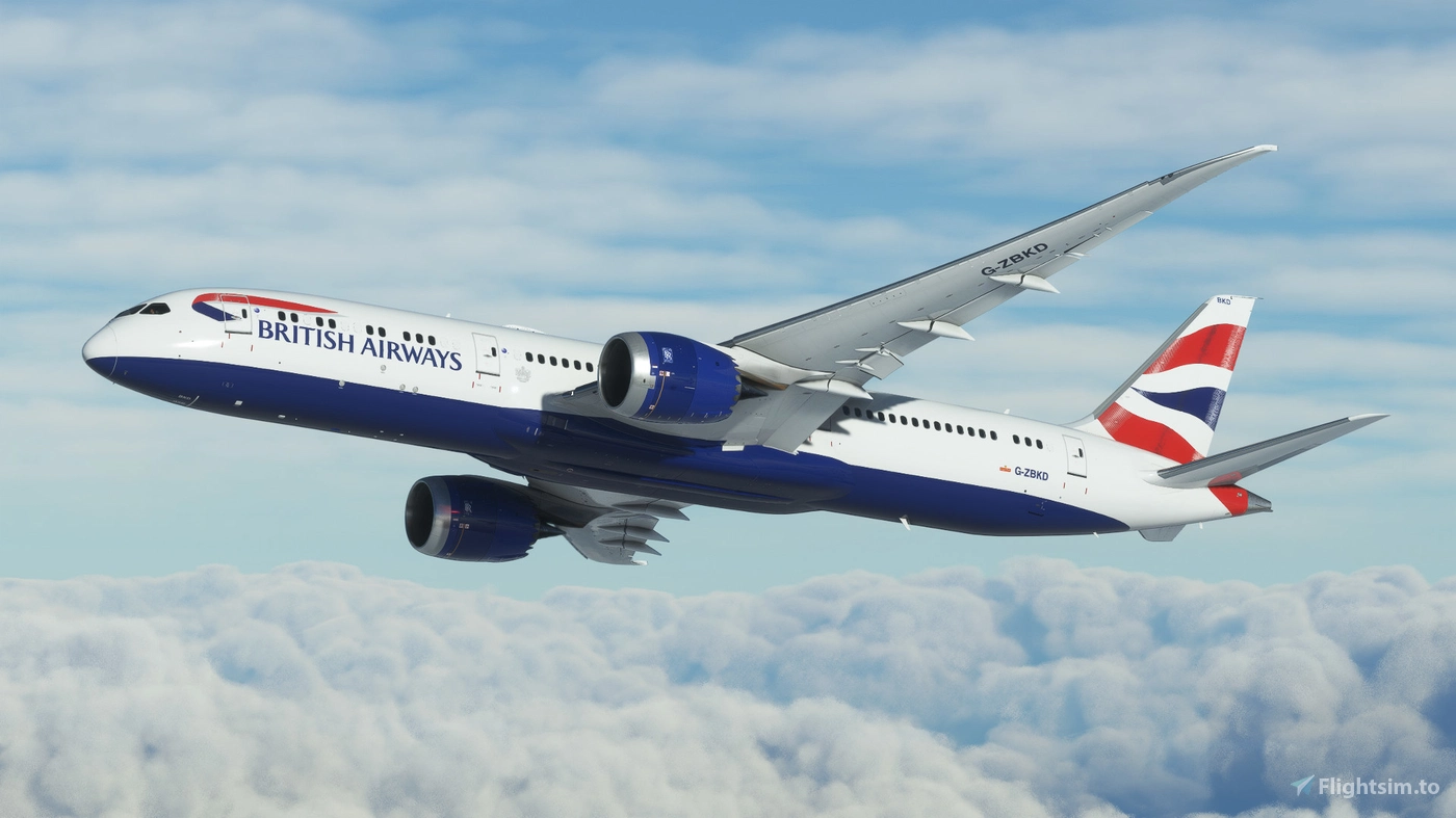 British Airways [G-ZBKD] Boeing 787-9 HorizonSim [8K+4K] for Microsoft ...