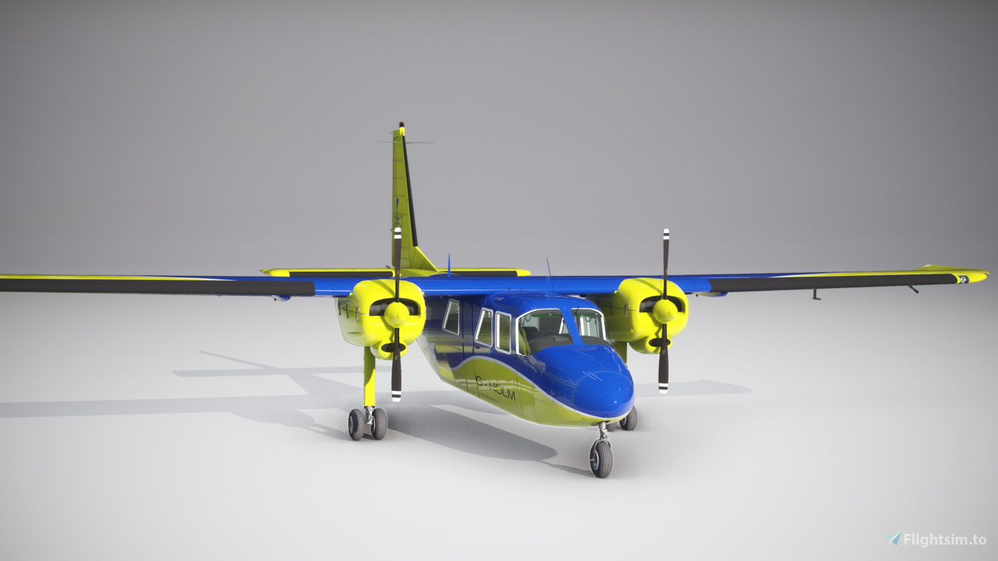 Britten Norman Islander BN-2 - Dunholm Travel Blue Livery for Microsoft ...