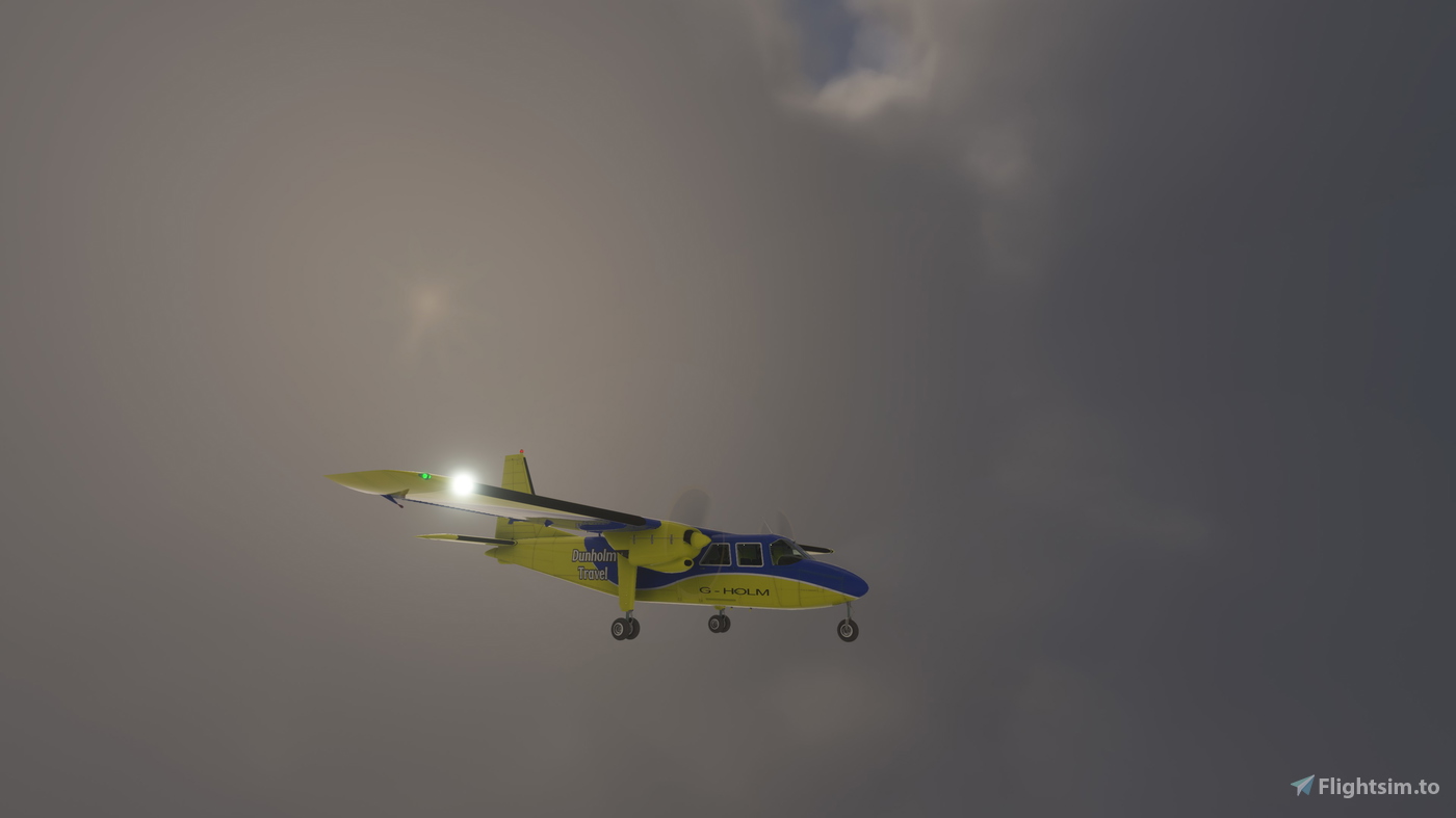 Britten Norman Islander BN-2 - Dunholm Travel Blue Livery for Microsoft ...