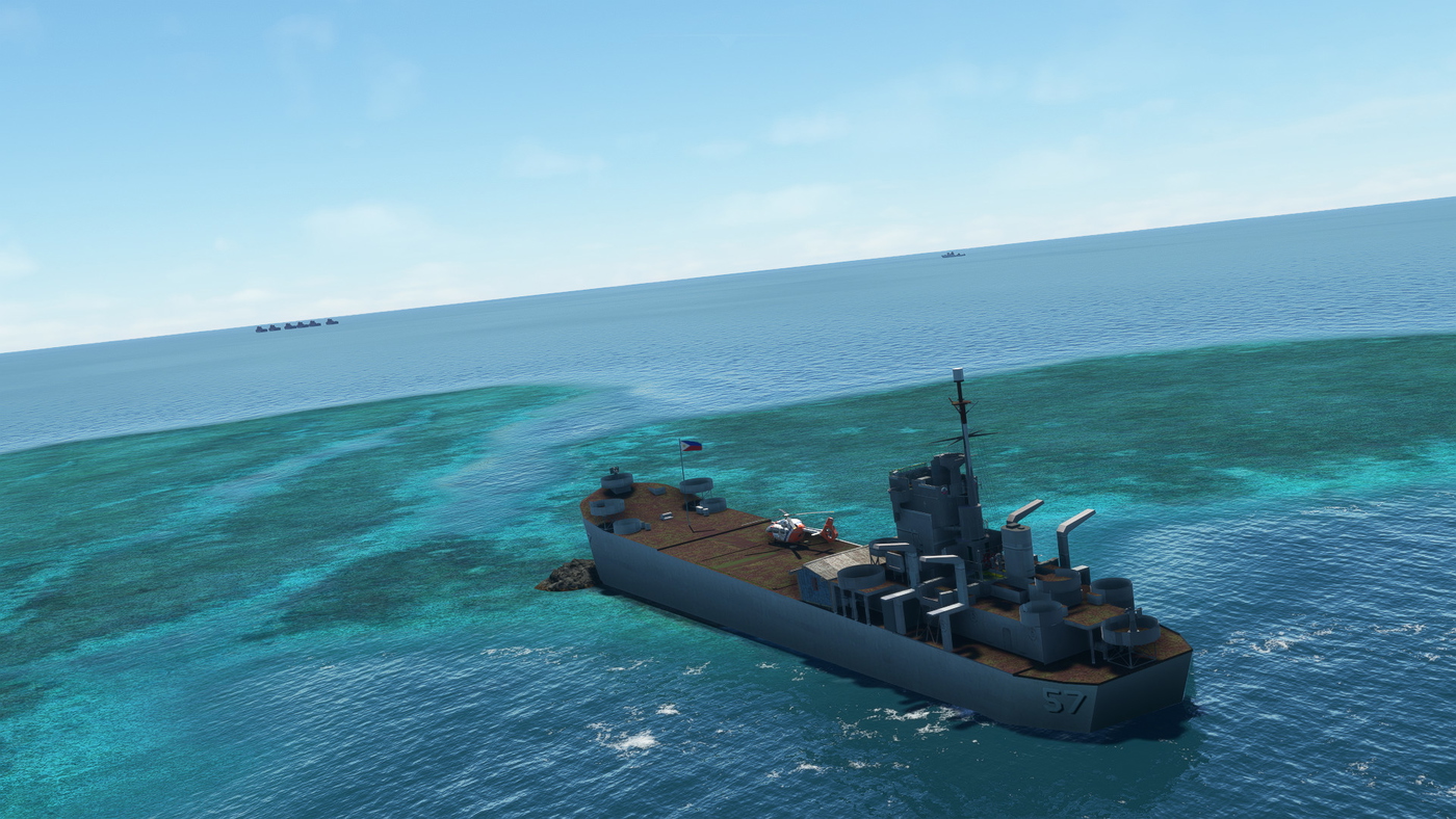 BRP Sierra Madre & Ayungin Shoal / Second Thomas Shoal for Microsoft ...