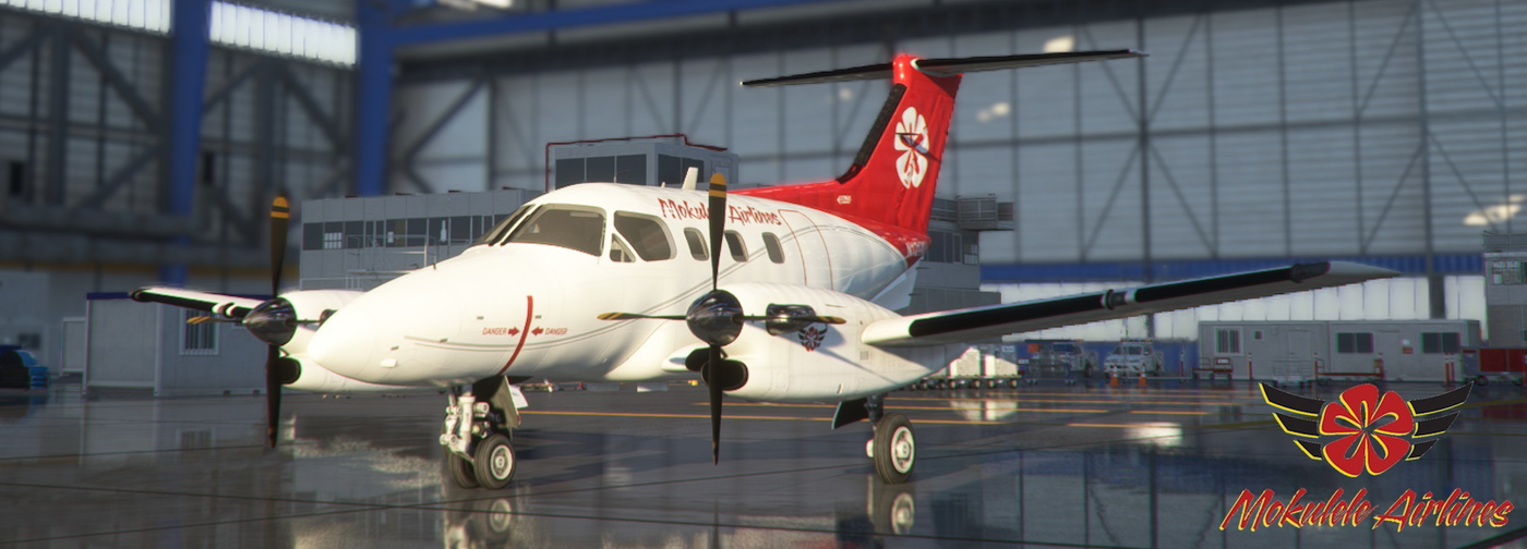 BRSimDesigns Embraer EMB121 Xingu Mokulele Airlines N121XU for ...