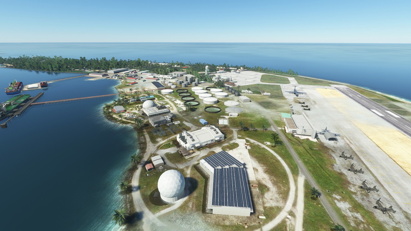 PKWA Bucholz AAF Kwajalein Atoll Version 2 for Microsoft Flight ...