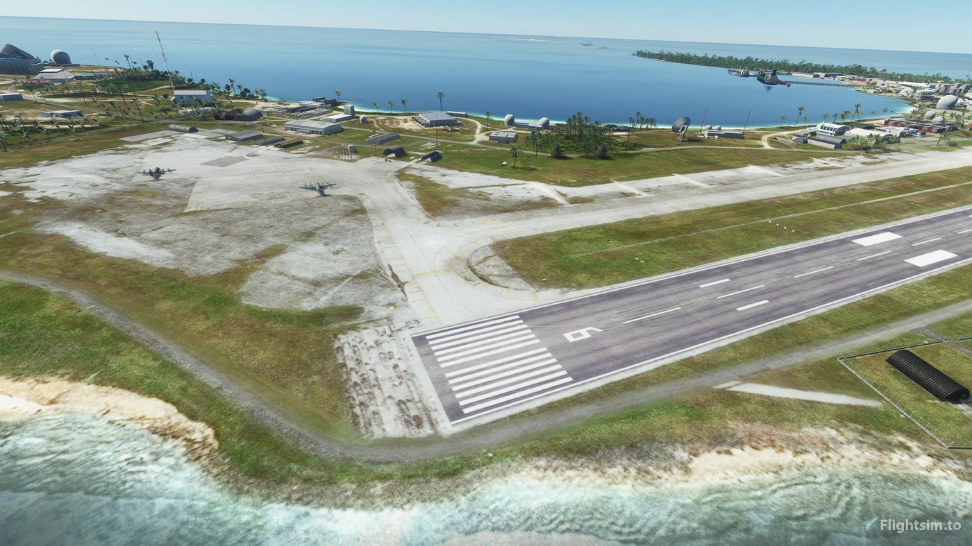 PKWA Bucholz AAF Kwajalein Atoll Version 2 for Microsoft Flight ...