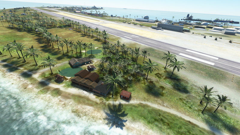 PKWA Bucholz AAF Kwajalein Atoll Version 2 for Microsoft Flight ...