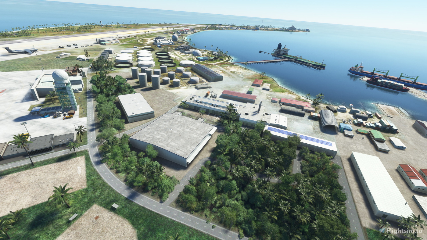 PKWA Bucholz AAF Kwajalein Atoll Version 2 for Microsoft Flight ...