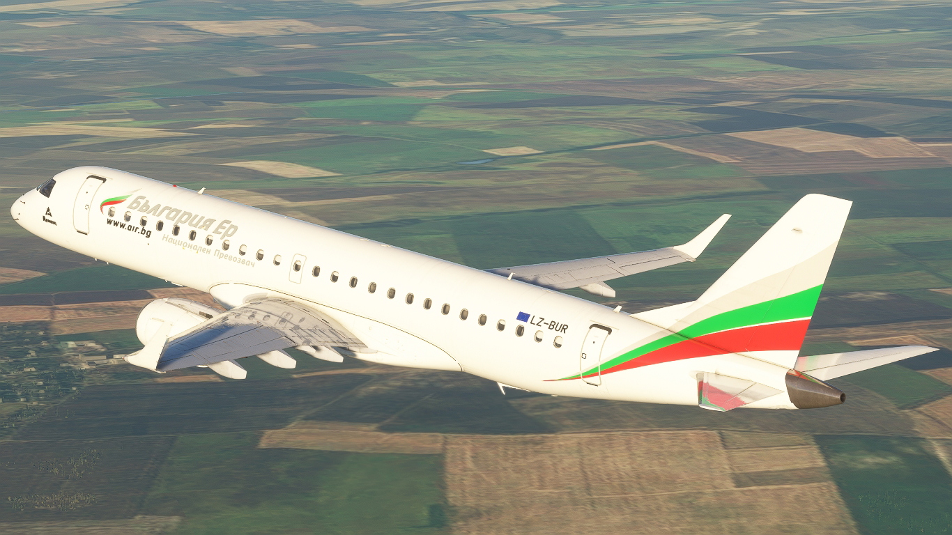 Bulgaria Air LZ-BUR Embraer 190 - MSFS Add-on - Flightsim.to