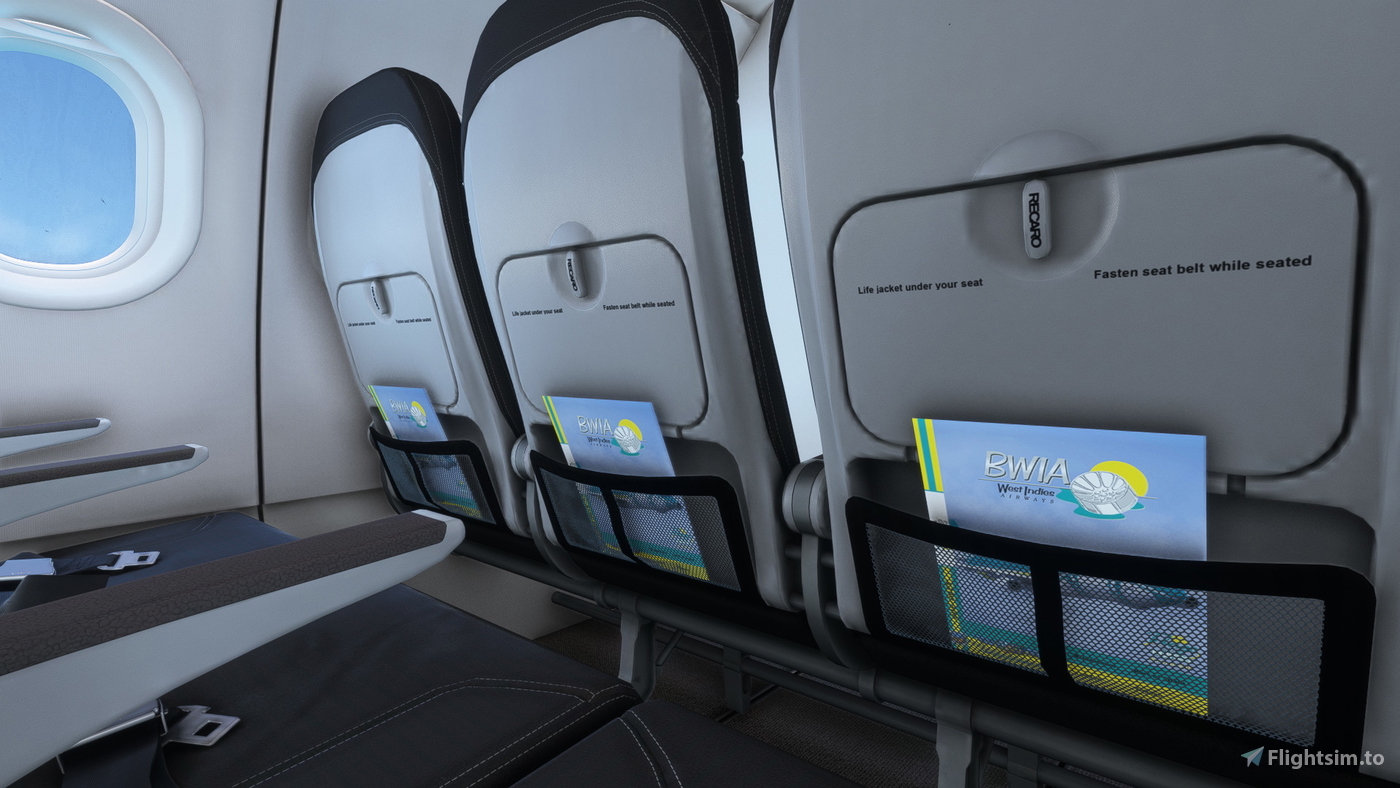 BWIA - British West Indian Airways - 9Y-BWA - IAE for Microsoft Flight ...