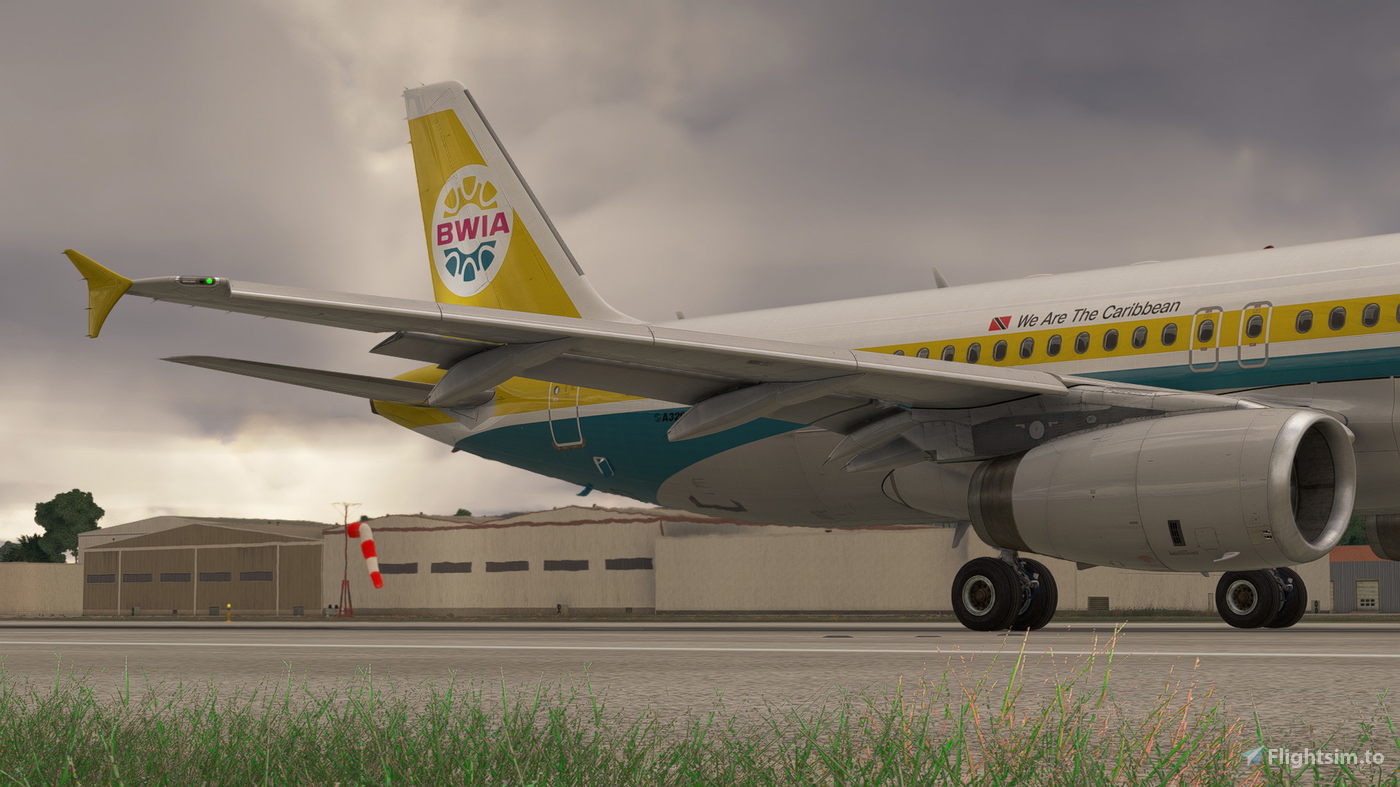 BWIA old colours Fenix A320 V2 Fictional for Microsoft Flight Simulator ...