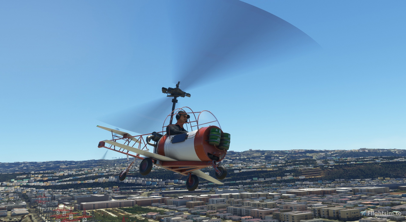 BYOB-2000 Barrel Heli for Microsoft Flight Simulator | MSFS