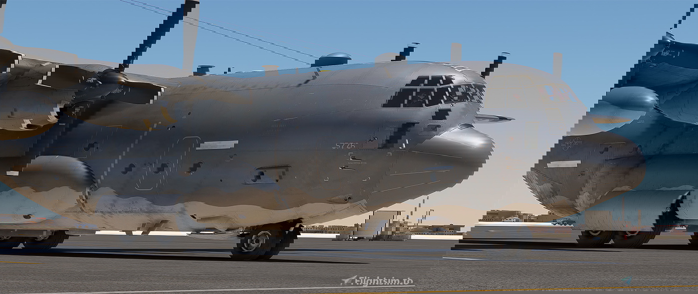 C-130H USAF 5776 (Fictional C-130J Commando II) weathered for Microsoft ...