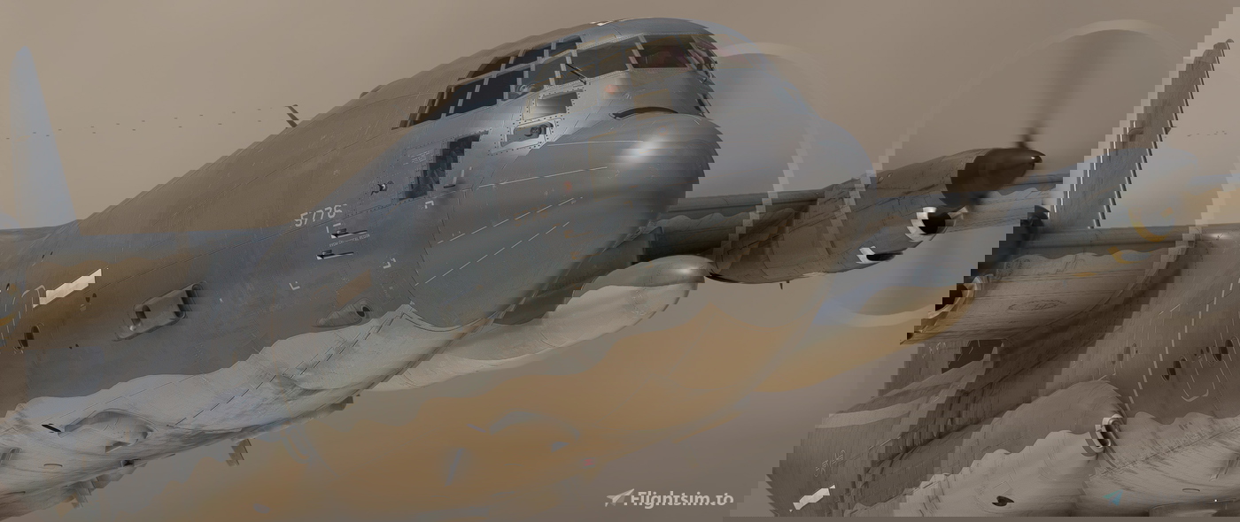 C-130H USAF 5776 (Fictional C-130J Commando II) weathered のために ...