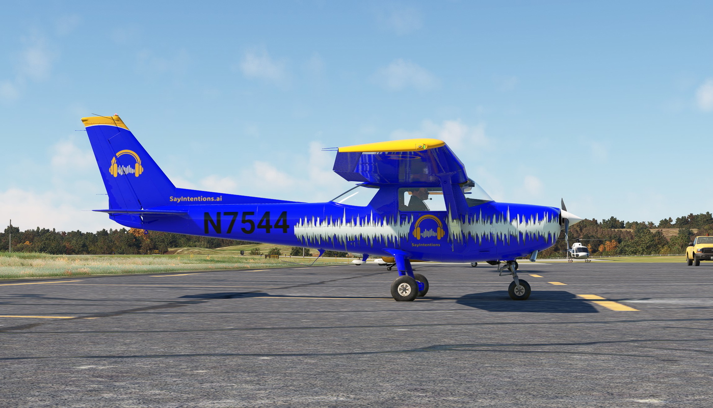 C152 SayIntentions livery for Microsoft Flight Simulator | MSFS