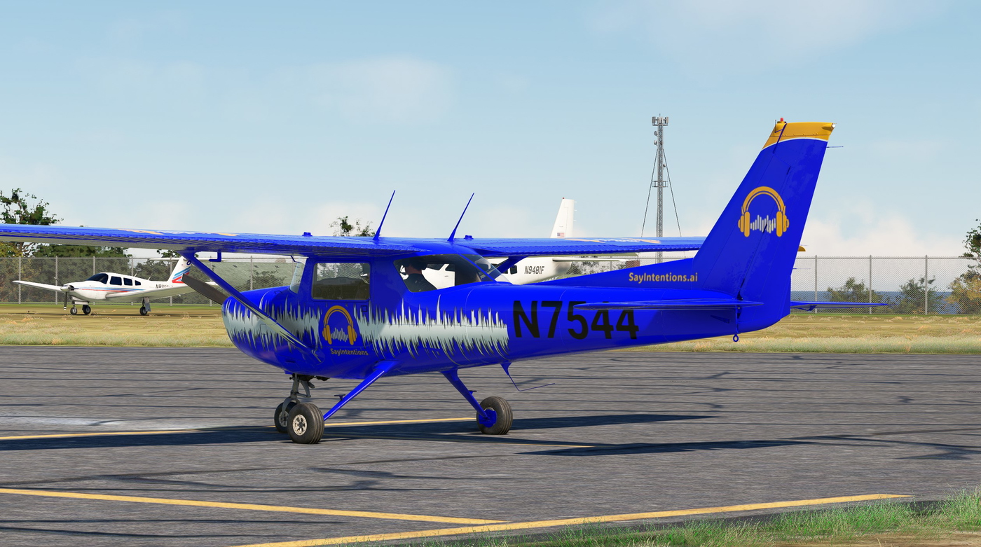 C152 SayIntentions livery for Microsoft Flight Simulator | MSFS
