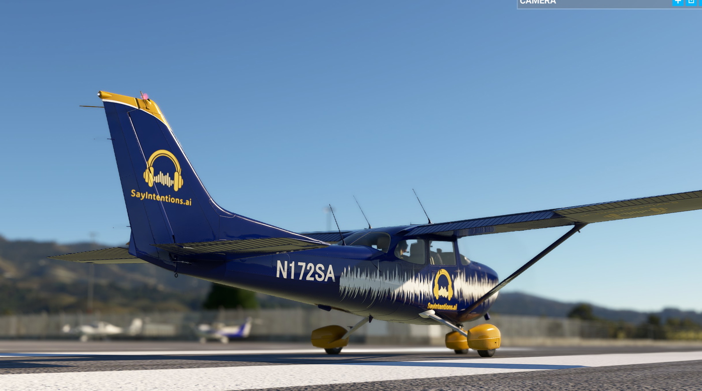 C172 Classic wheels SayIntentions.ai livery for Microsoft Flight ...