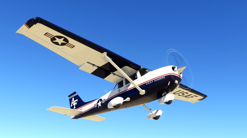 C172 (T41 Mescalero) USAF Academy Livery, for Asobo and WB-Sim (Classic) and Asobo G1000 for ...