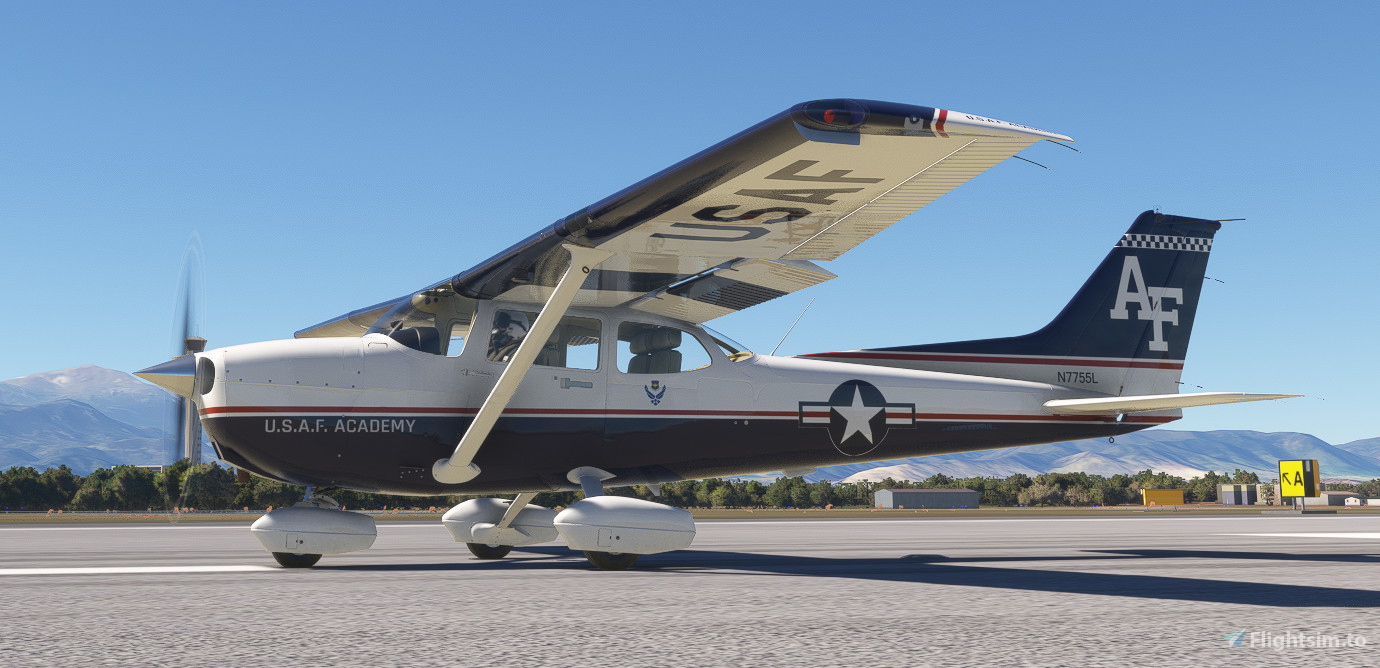 C172 (T41 Mescalero) USAF Academy Livery, for Asobo and WB-Sim (Classic) and Asobo G1000 for ...