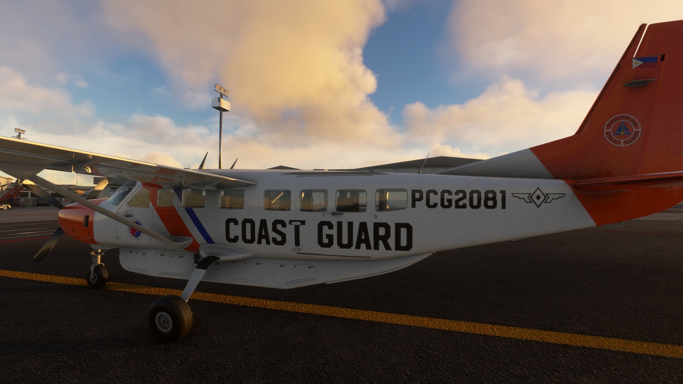C208B Philippine Coast Guard for Microsoft Flight Simulator | MSFS