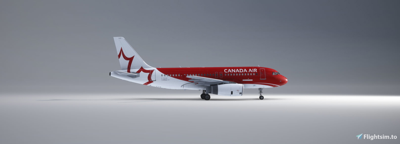 Canada Air Virtual LatinVFR A319 for Microsoft Flight Simulator | MSFS