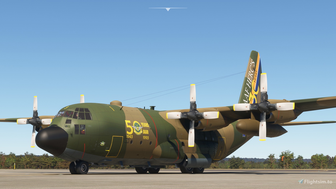 Captain Sim – Lockheed C-130H South African Air Force (30Years scheme) pour Microsoft Flight ...