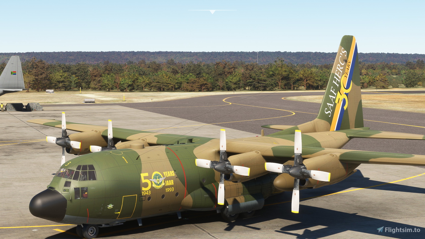 Captain Sim – Lockheed C-130H South African Air Force (30Years scheme) pour Microsoft Flight ...