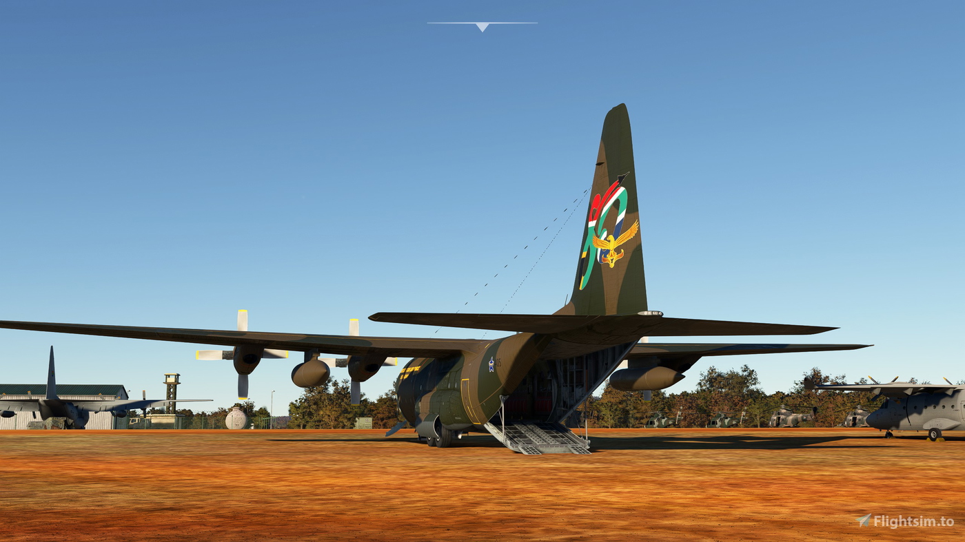 Captain Sim – Lockheed C-130H South African Air Force9(NR: 405 80Years) for Microsoft Flight ...