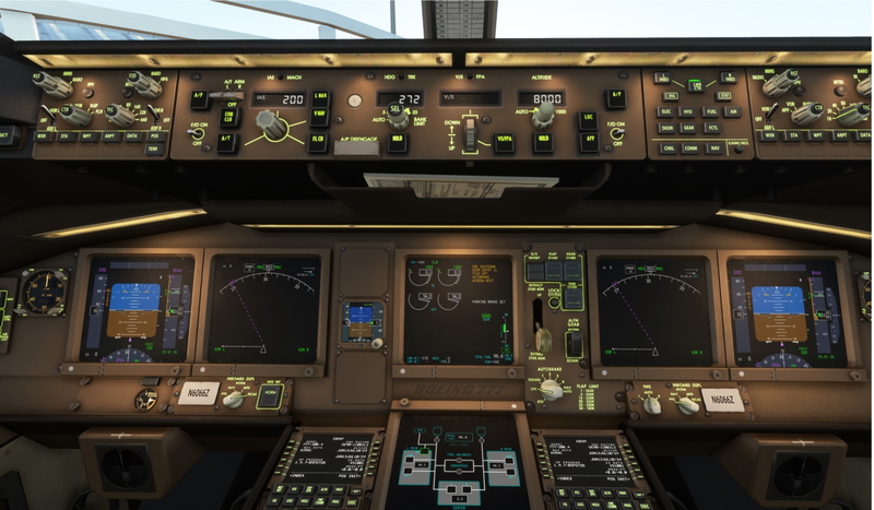 Captain Sim B777-200LR Realism Modification by Mike777 for Microsoft ...