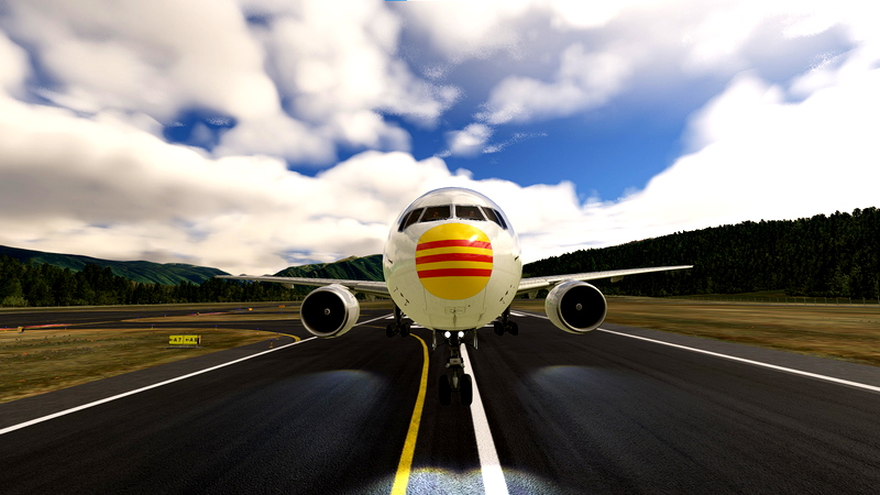 Captain sim B77F Aerologic Orange nose D-AALH for Microsoft Flight ...