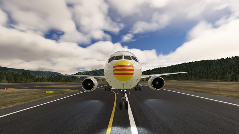 Captain sim B77F Aerologic Orange nose D-AALH for Microsoft Flight ...