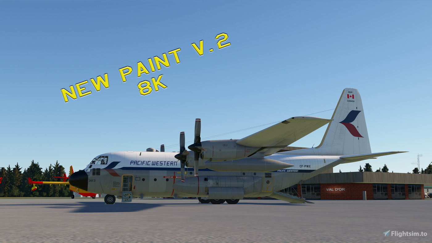 Captain Sim C-130 Pacific Western CF-PWX for Microsoft Flight Simulator ...