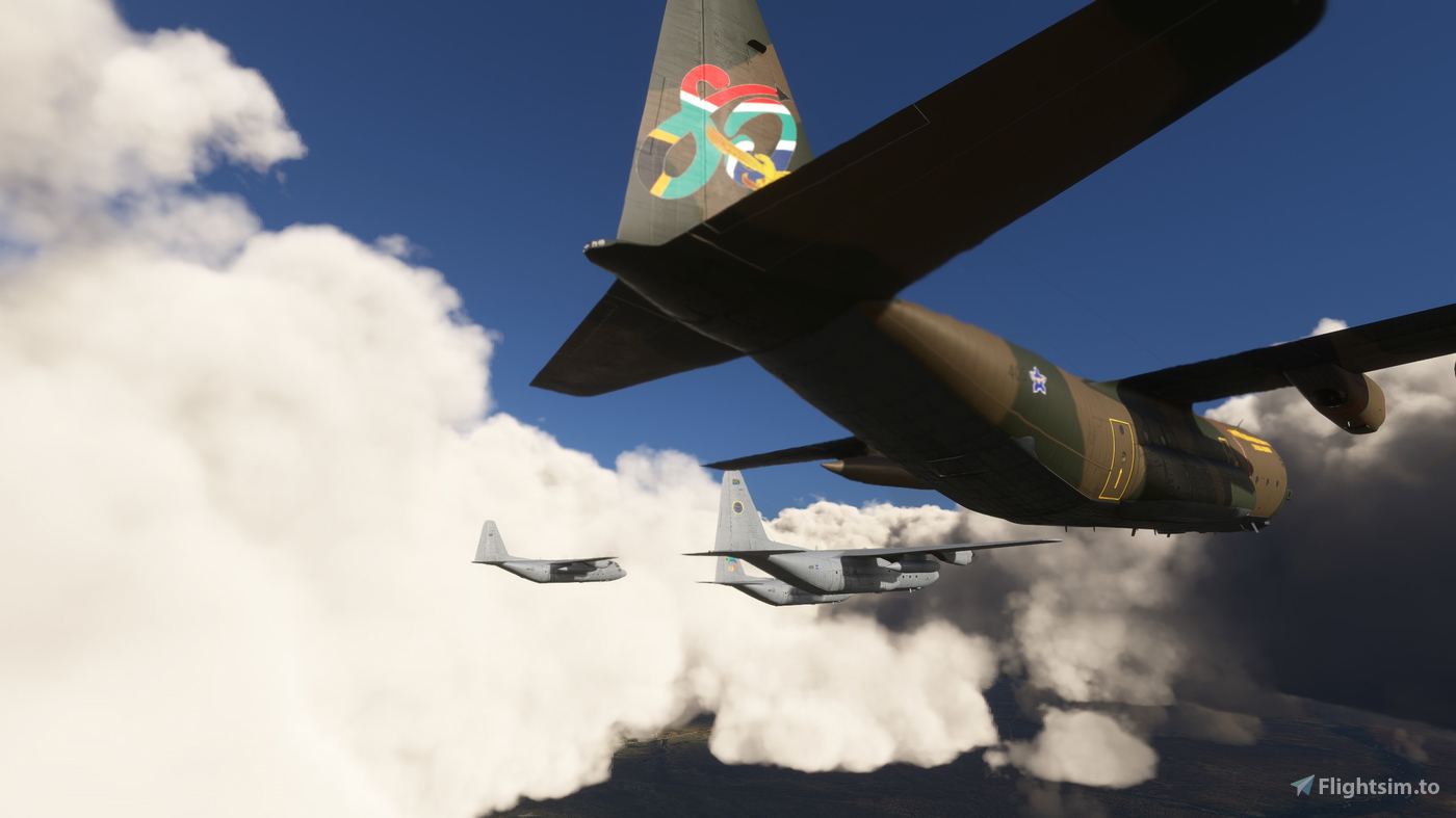Captain Sim C-130H-(South African Air Force Repaints) for Microsoft Flight Simulator | MSFS