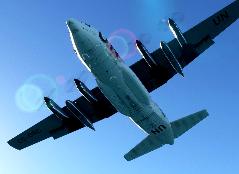 Captain Sim C130H (new version with cockpit) United Nations Safair CS ...